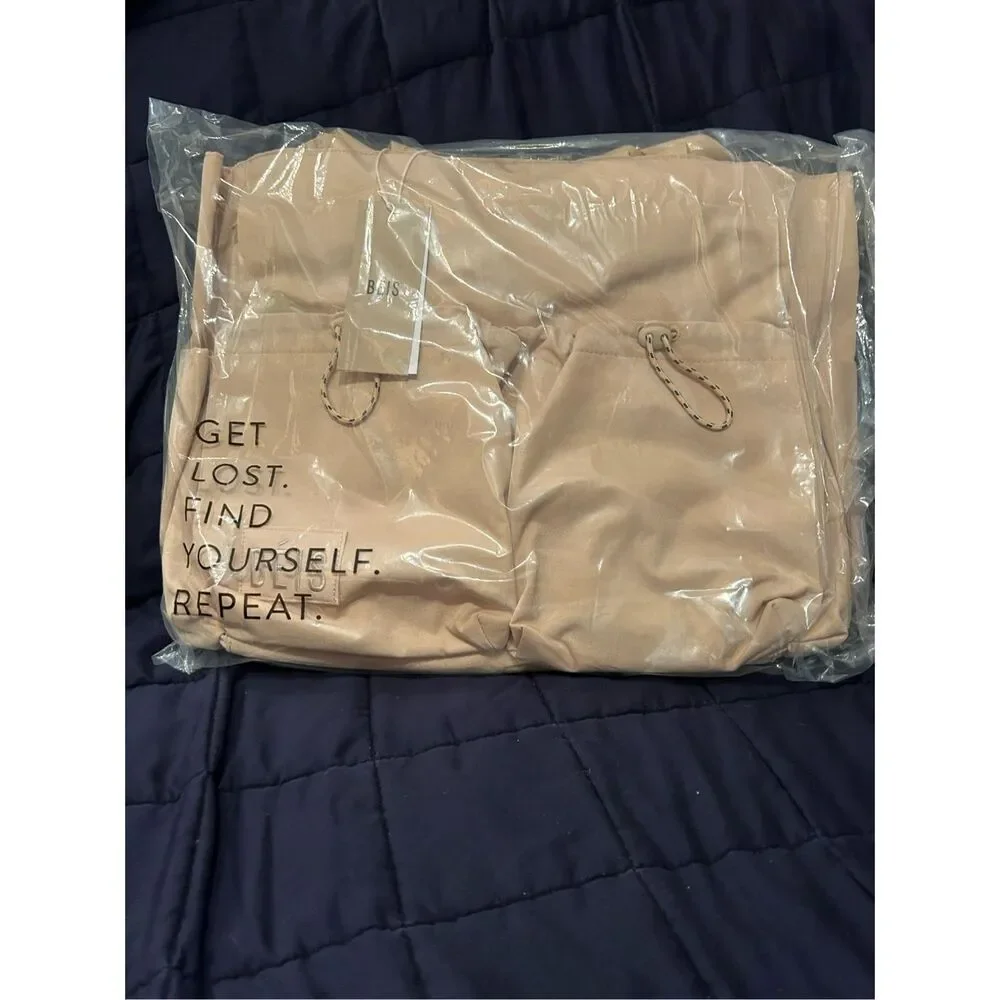 BEIS | Bags | Nwt Beis Sports Carryall Tote Duffle In Beige | Poshmark